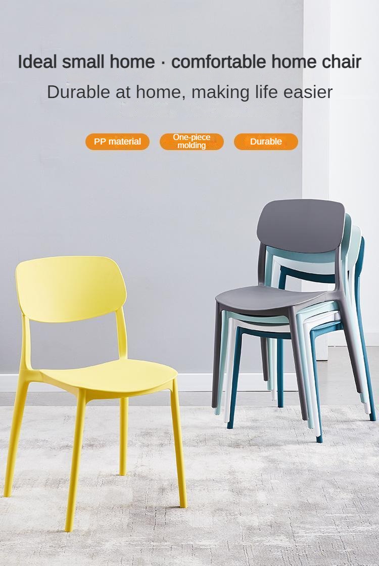 Nordic Candy Chair Plastic Chair Cafe Chair Dining chair study chair ...