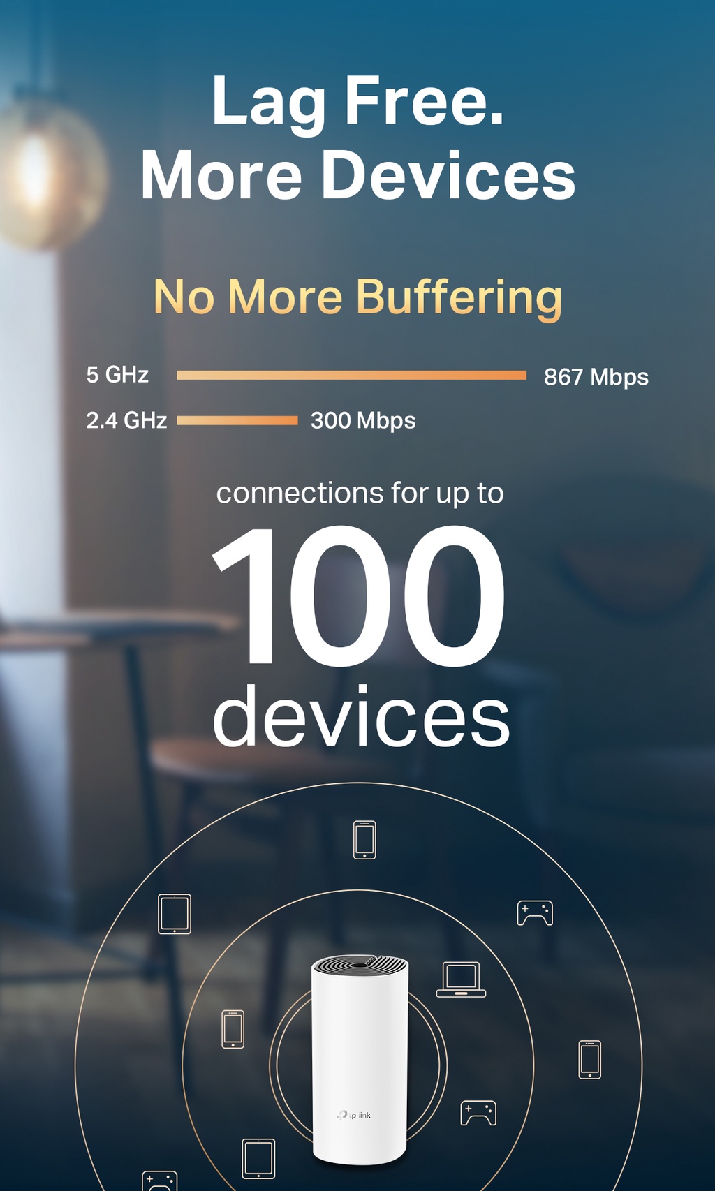 TP-Link Deco M4 AC1200 Gigabit Mesh WiFi Router System Support unifi ...