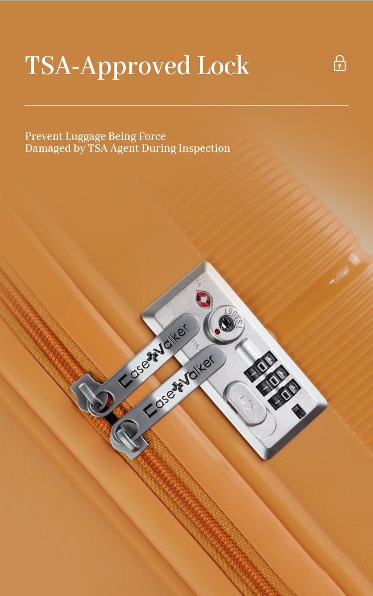 Case Valker Signature Hana 24" Unbreakable Polypropylene TSA Luggage ...