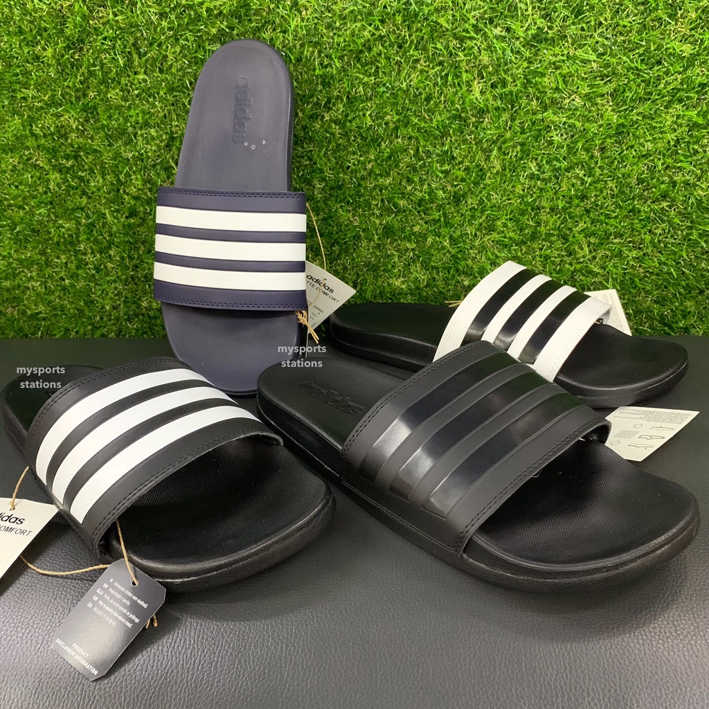 adidas Mens Adilette Comfort Slides Sandals | Slippers (GZ5891, GZ5892 ...