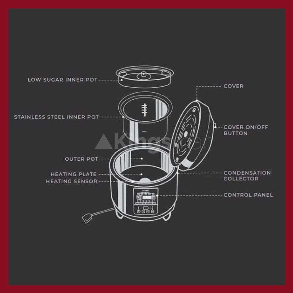 [Kingsman] Sincero 6L Low Sugar RC900 Healthy Multifunction Smart ...