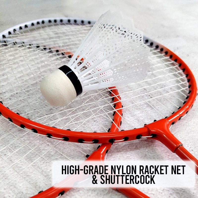 10Q Badminton Racket Twin Pack Set Free Shuttlecock + Carry Bag Raket ...