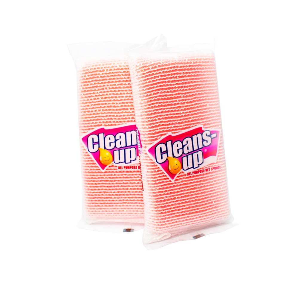 Cleans Up All Purpose Net Sponge (Scrubbing pots pans glass plastic ...
