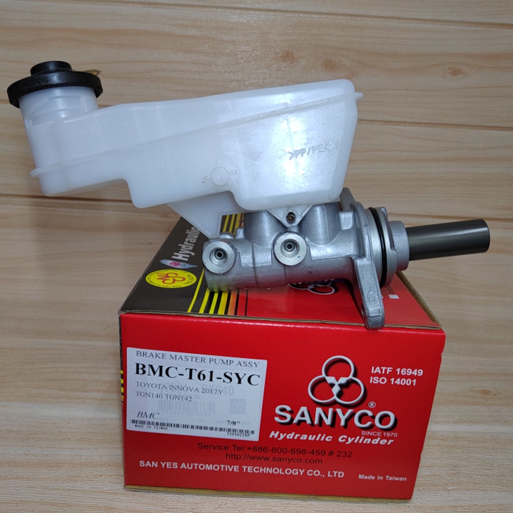 TOYOTA INNOVA TGN140 2017Y BRAKE MASTER PUMP CYLINDER BMC-T61-SYC ...