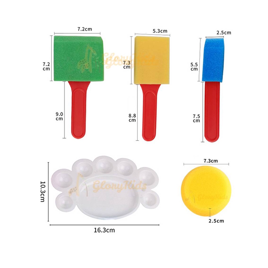 42pcs Kids Painting Set | Kids DIY Drawing Set Tools | Washable Paint ...