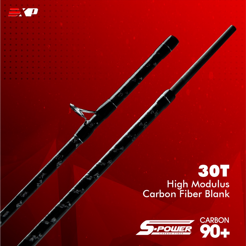EXP RAZOR ROD Carbon Fiber 2PCS Fishing Rod Medium Light M Medium Heavy ...