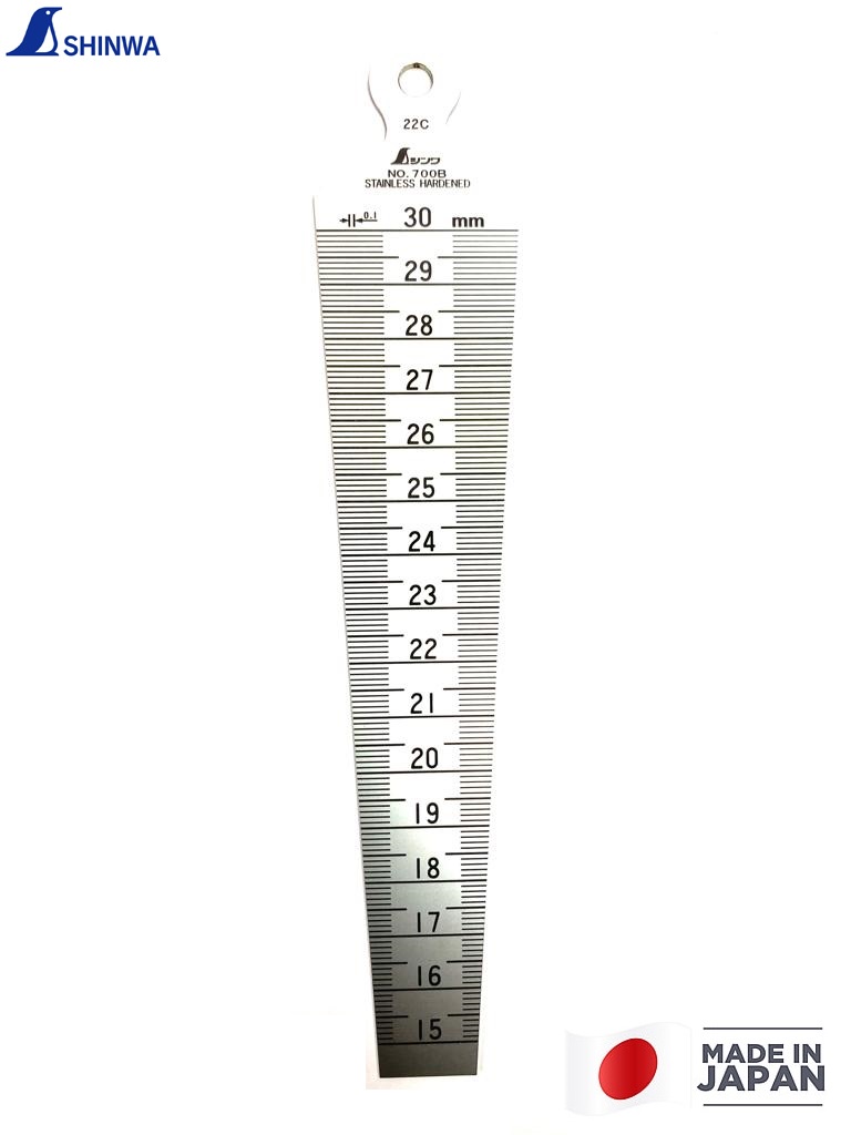 Shinwa Stainless Steel Taper Gauge 15 ~ 30mm No.700B 62605 Made In ...
