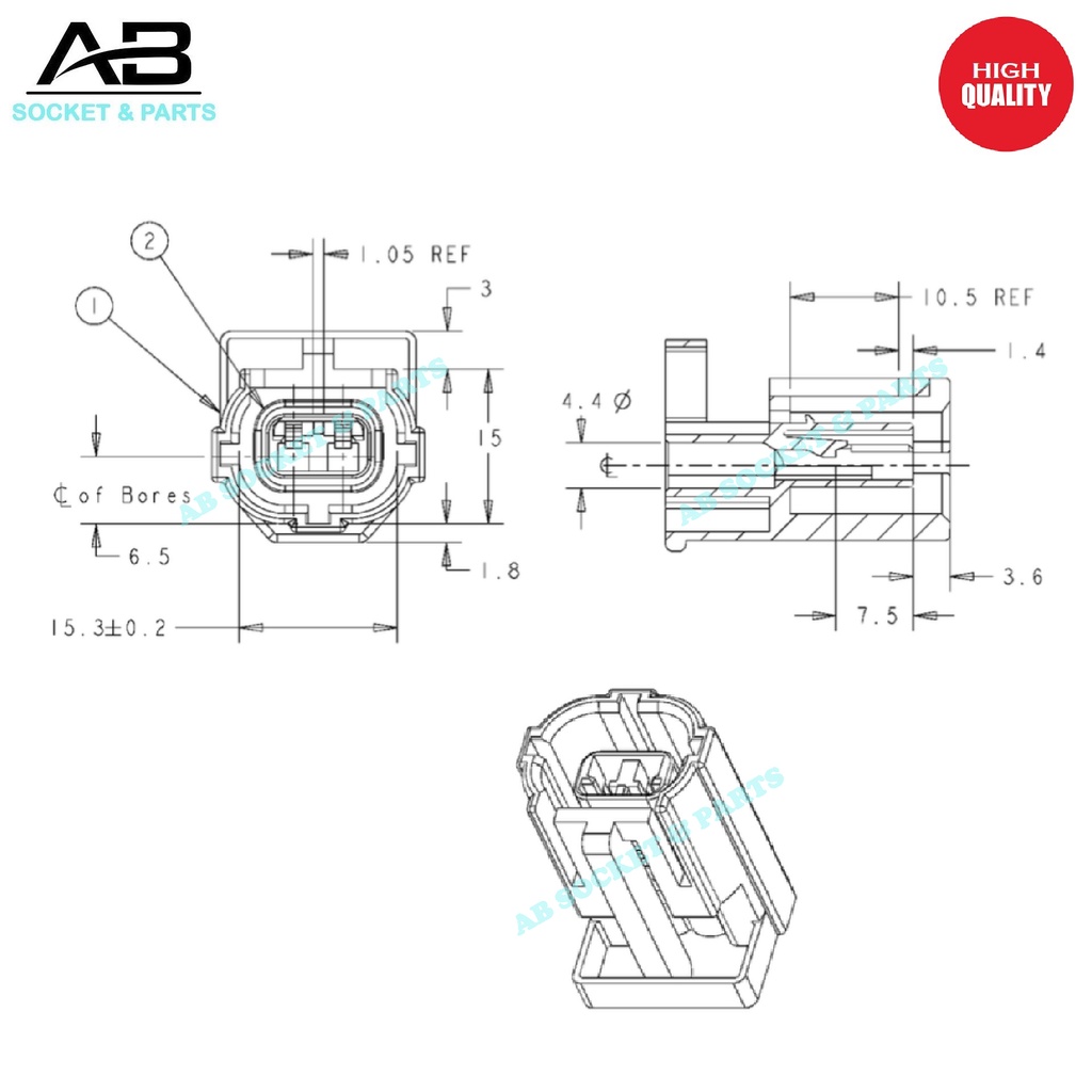 2 Pin Proton Waja Gen2 Persona Exora CPS Campro Engine (PW810815) VVTI ...