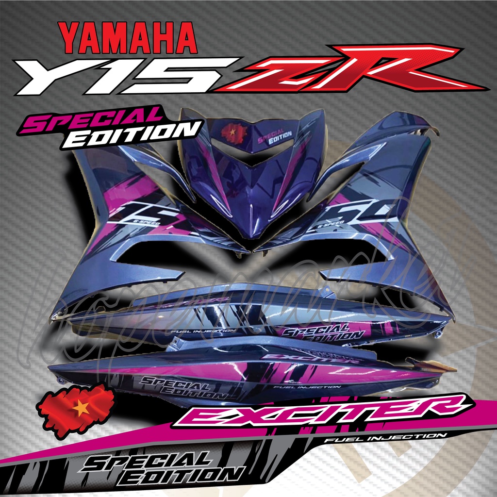 STRIPE MOTOR YAMAHA Y15ZR/Y15 EXCITED (61) CUSTOM VIETNAM DESIGN ...