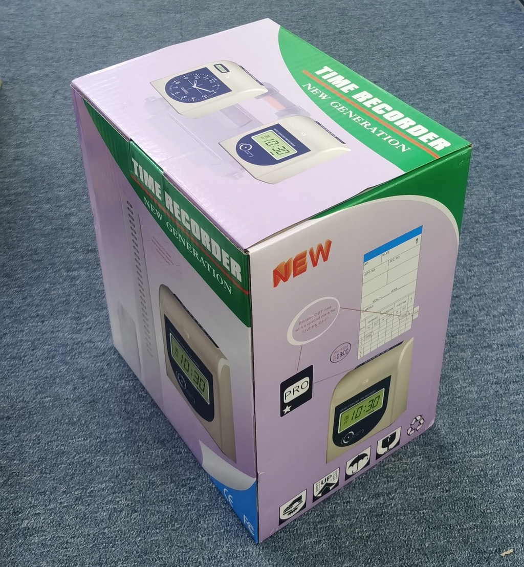 Punch Card Machine / RJ2200A Time Recorder Machine - Free : 10Slot Rack ...