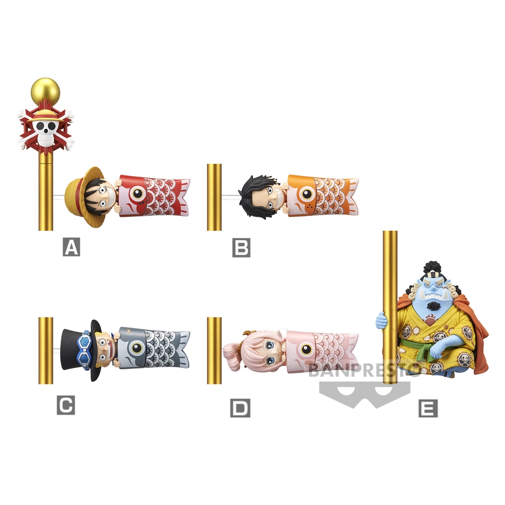 【Ready stock】Banpresto One piece wcf Carp Streamer Luffy Ace Sabo ...