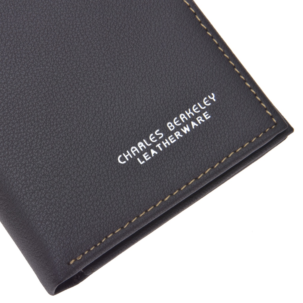 Charles Berkeley ERVING Genuine Leather Card Holder Men Leather Wallet ...