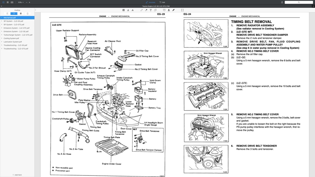 TOYOTA ENGINE 2JZ-GE / 2JZ-GTE SERVICE REPAIR WORKSHOP MANUAL | Shopee ...