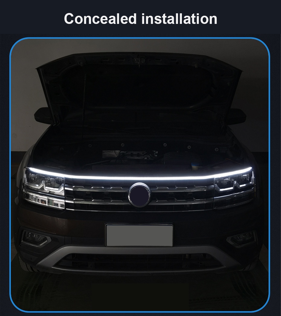 SEAMETAL LED Car Light Start-Scan LED Daytime Running Light Strip ...