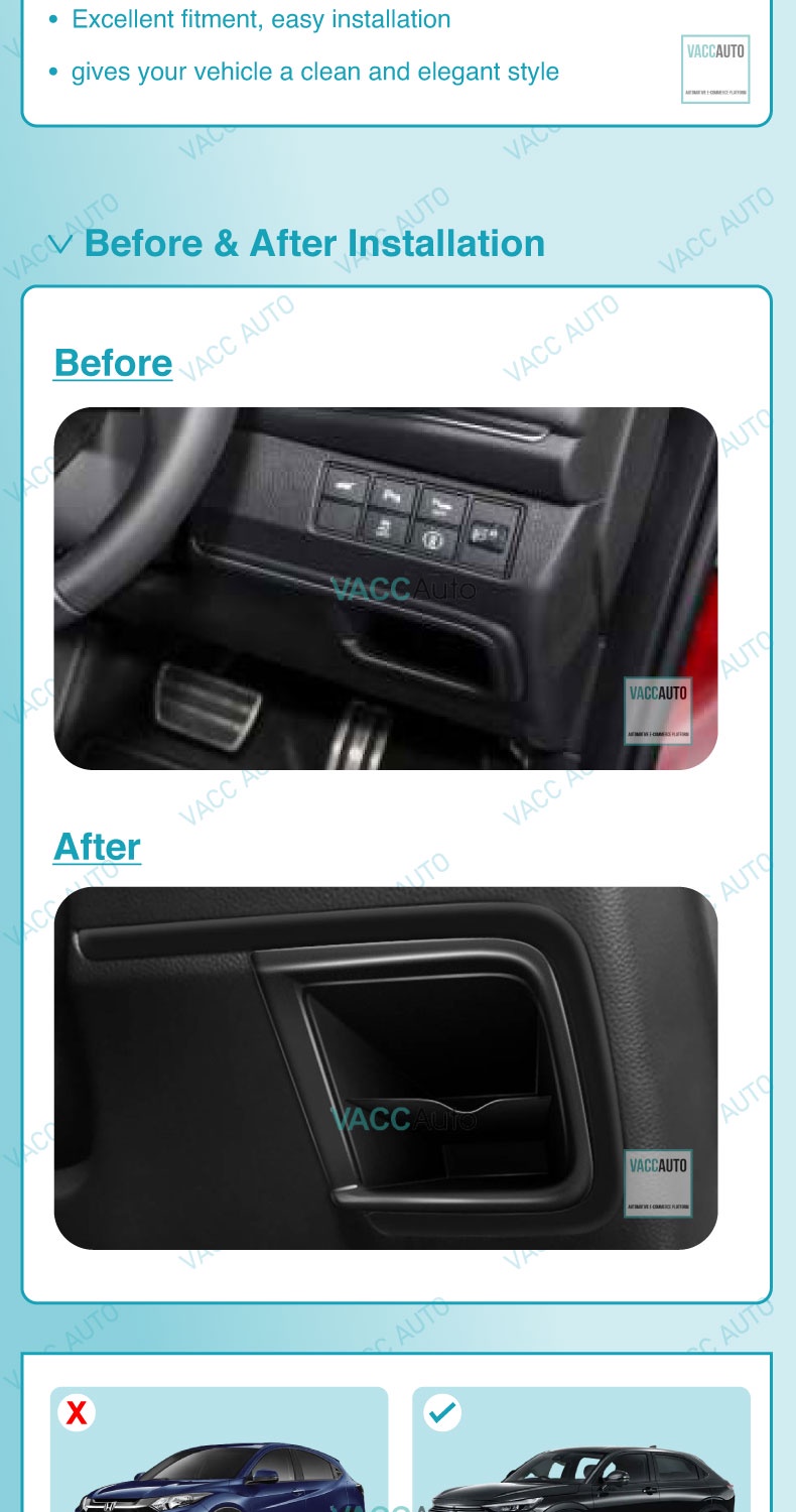 Honda HRV 2022-2025 Driver Side Storage Box Coin Box Organizer Tray For ...