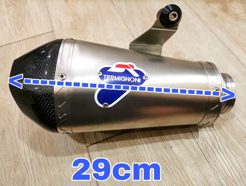 Original TERMIGNONI Carbon Fiber Muffler Motor Modifiy Exhaust Pipe ...