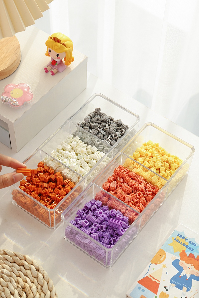 Building Block Toys LEGO Storage Box Display Transparent Stackable ...