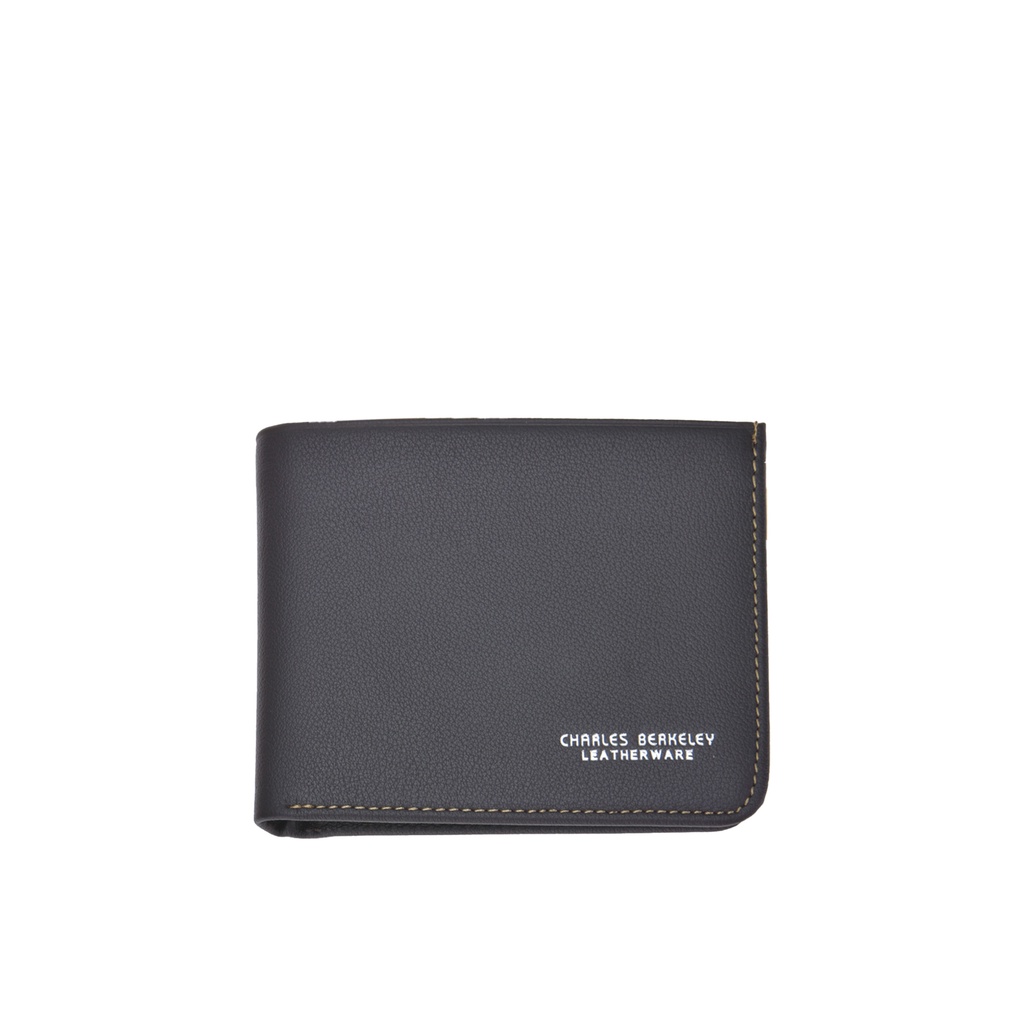 Charles Berkeley ERVING Genuine Leather Bi-Fold Wallet for Men Dompet ...