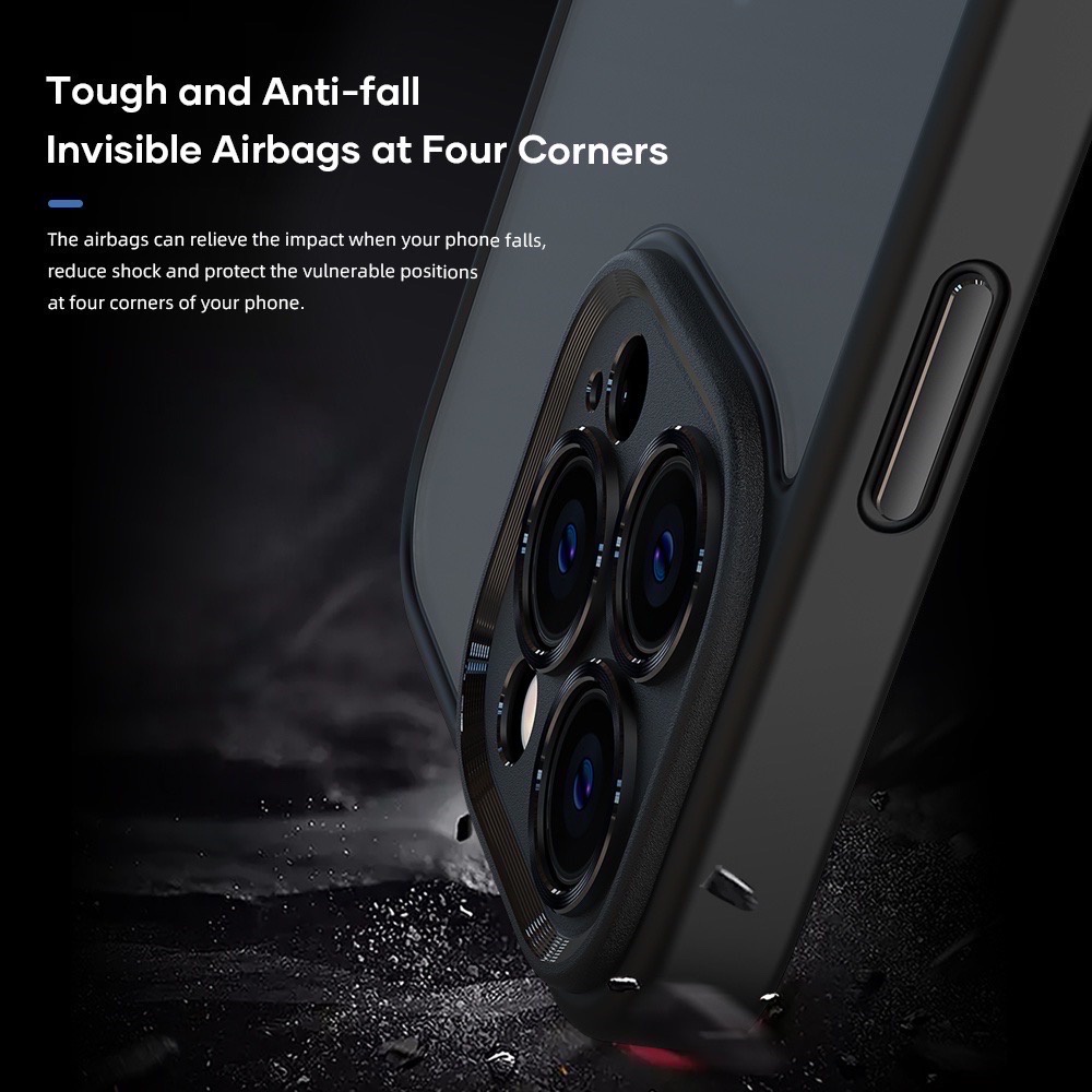 iPhone 14 | 15 Camera Lens Protective Case ROCK | Matte Series | Drop Protection | For iP13 ...