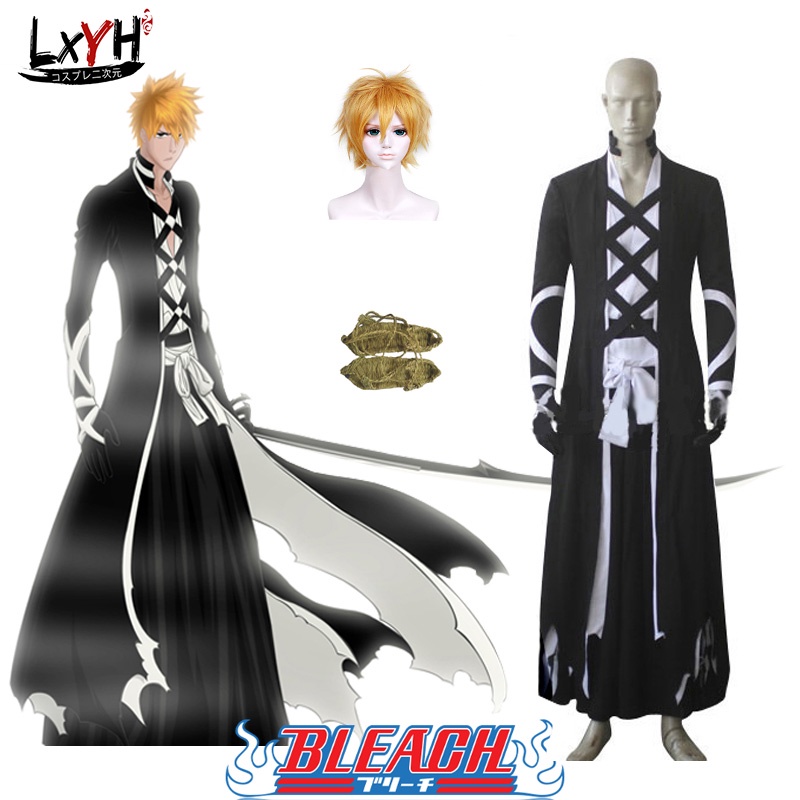 [LXYH-COSER KING] Anime Bleach Kurosaki Ichigo Cosplay Costumes Anime ...