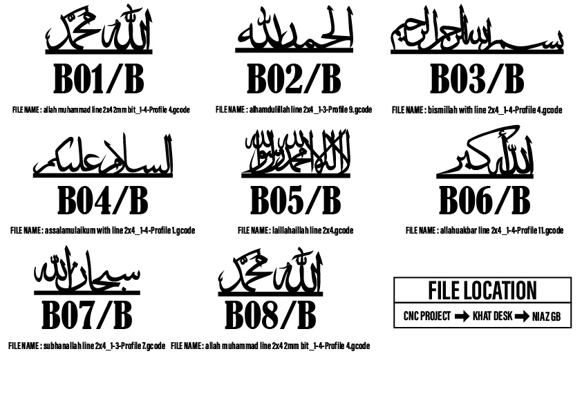 KALIGRAFI KHAT STANDEE SUBHANALLAH | Shopee Malaysia