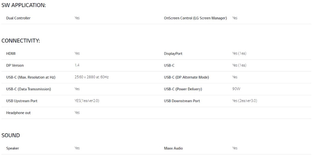 LG 28MQ780-B / 28MQ780B 28 inch 16:18 DualUp Monitor with Ergo Stand ...