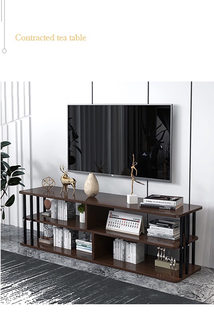 FB A10344 Northern Europe TV Cabinet Luxury Marble Strap Surface Living ...