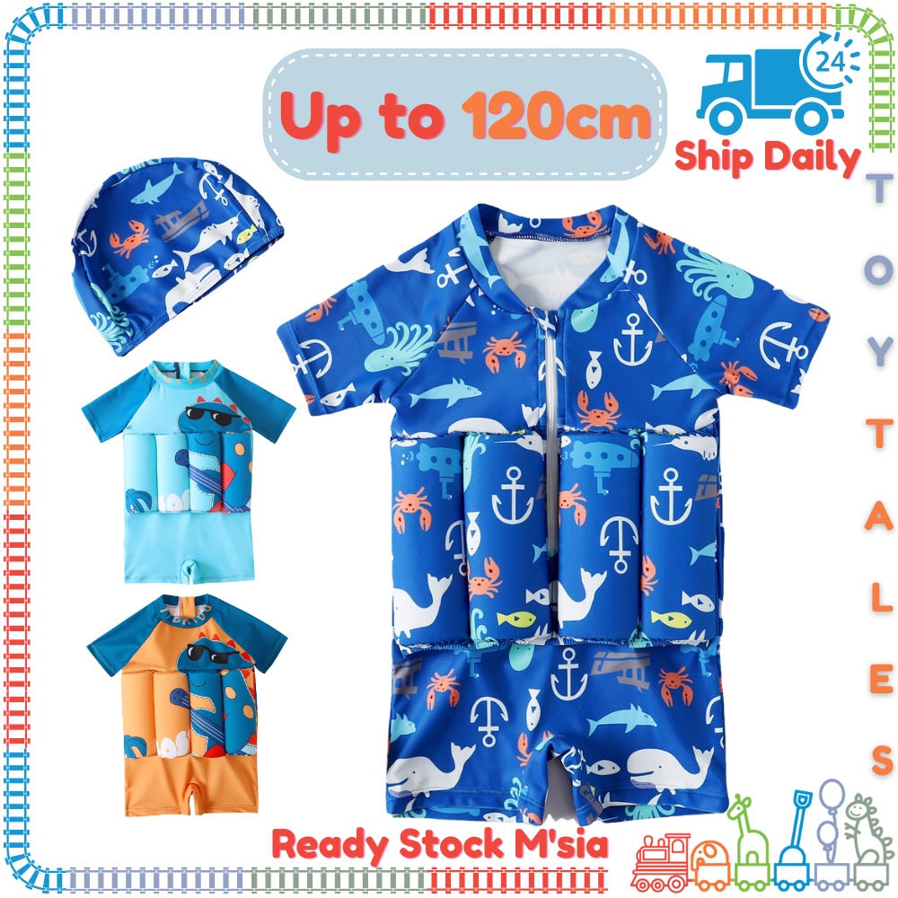 ToyTales 🍭 SWIMMING SUIT KIDS BOY Life Jacket Floating Swimwear Float ...