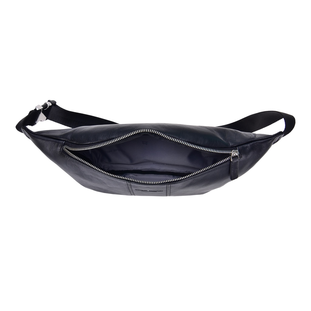 Charles Berkeley ASCOT Genuine Calf Leather Men's Crossbody Waist Bag ...