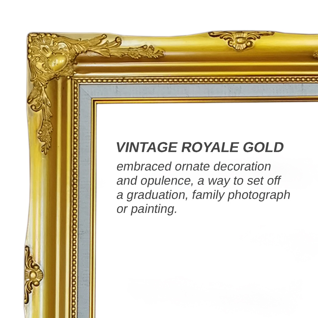 Monalisa Large Frame 16R 24R | Wooden Classic Vintage Gold Frame ...