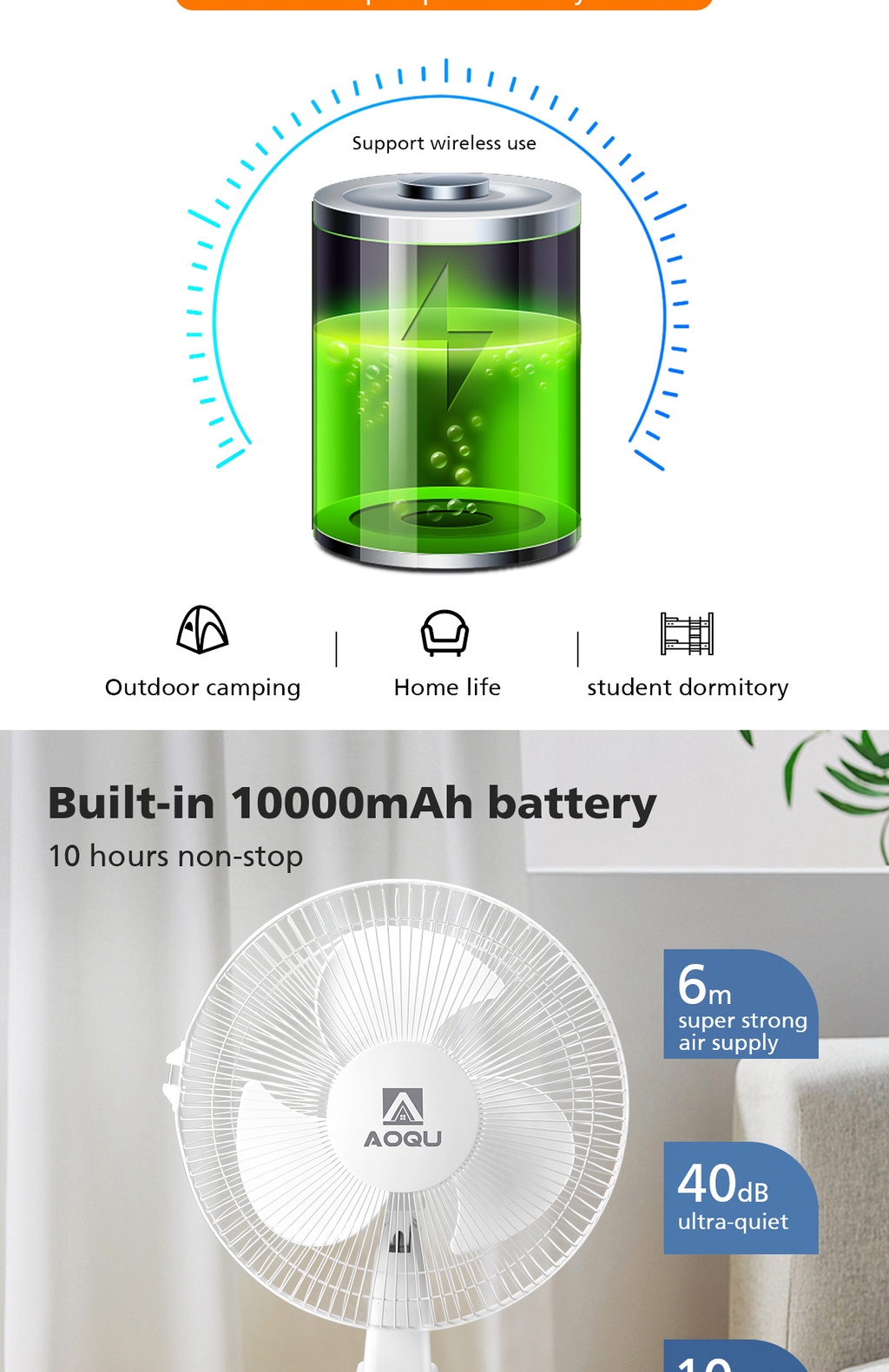 Solar Fan home Kipas Solar Outdoor DC Stand Fan Solar Strong Wind 12 ...