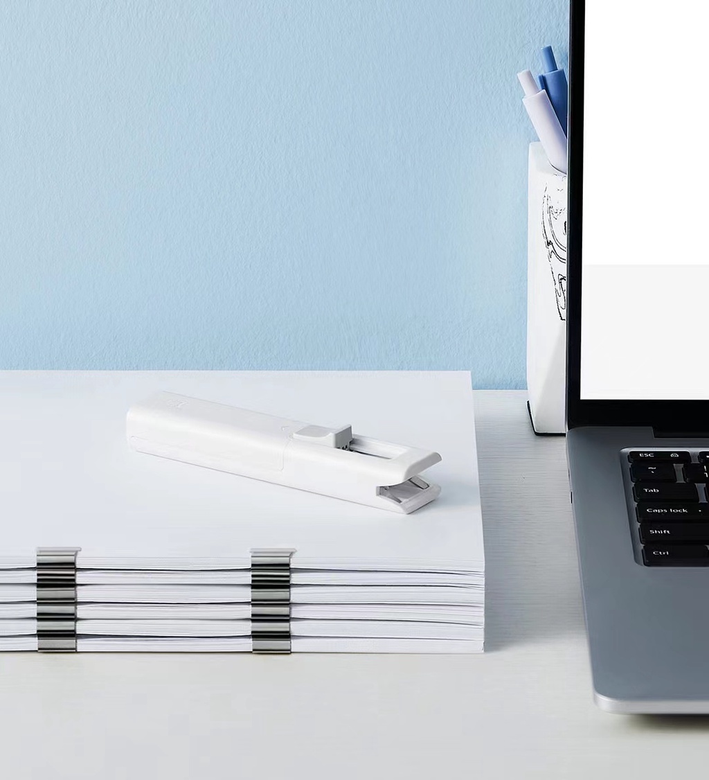 Xiaomi Mijia Kaka Cool Pusher Hand Paper Clipper With 168 Refills Metal ...