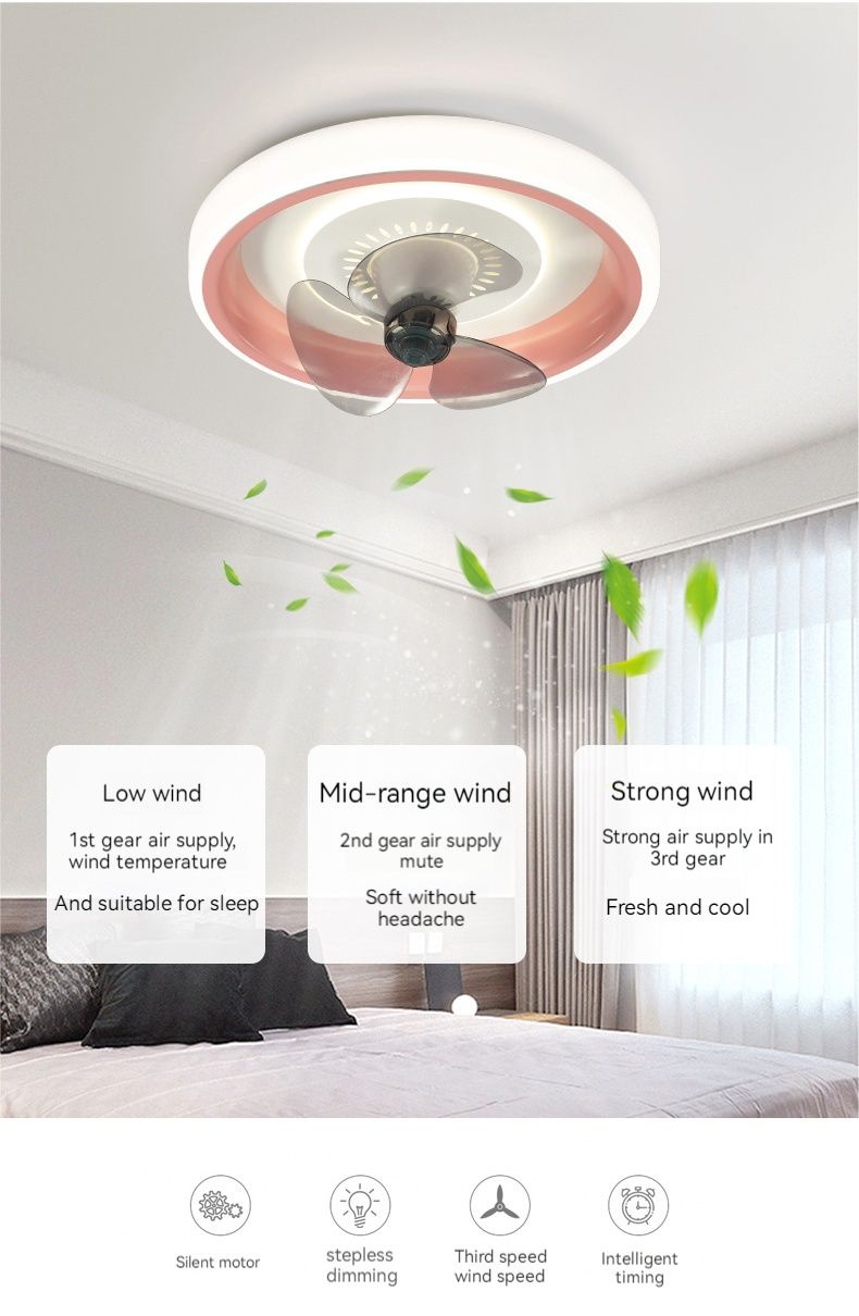 【VITALITY】360° Movable Ceiling Fan With Light DC Motor Ceiling Fan ...