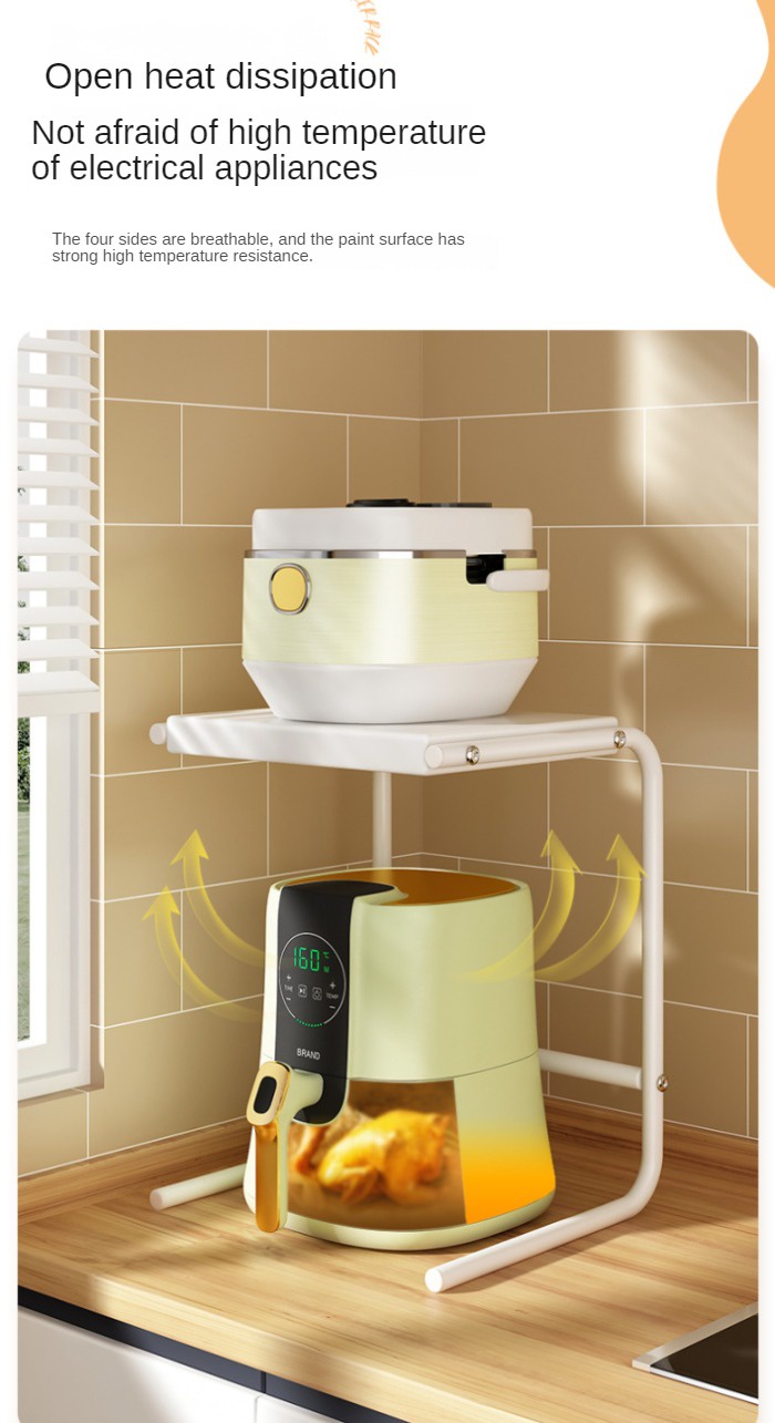 [Ready Stock] Electric rice cooker storage rack kitchen stove air fryer ...
