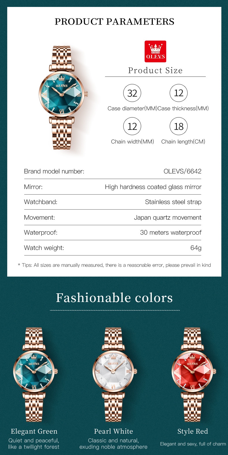 OLEVS Jam Tangan Perempuan Murah Original Rose Gold Steel Casual Watch ...