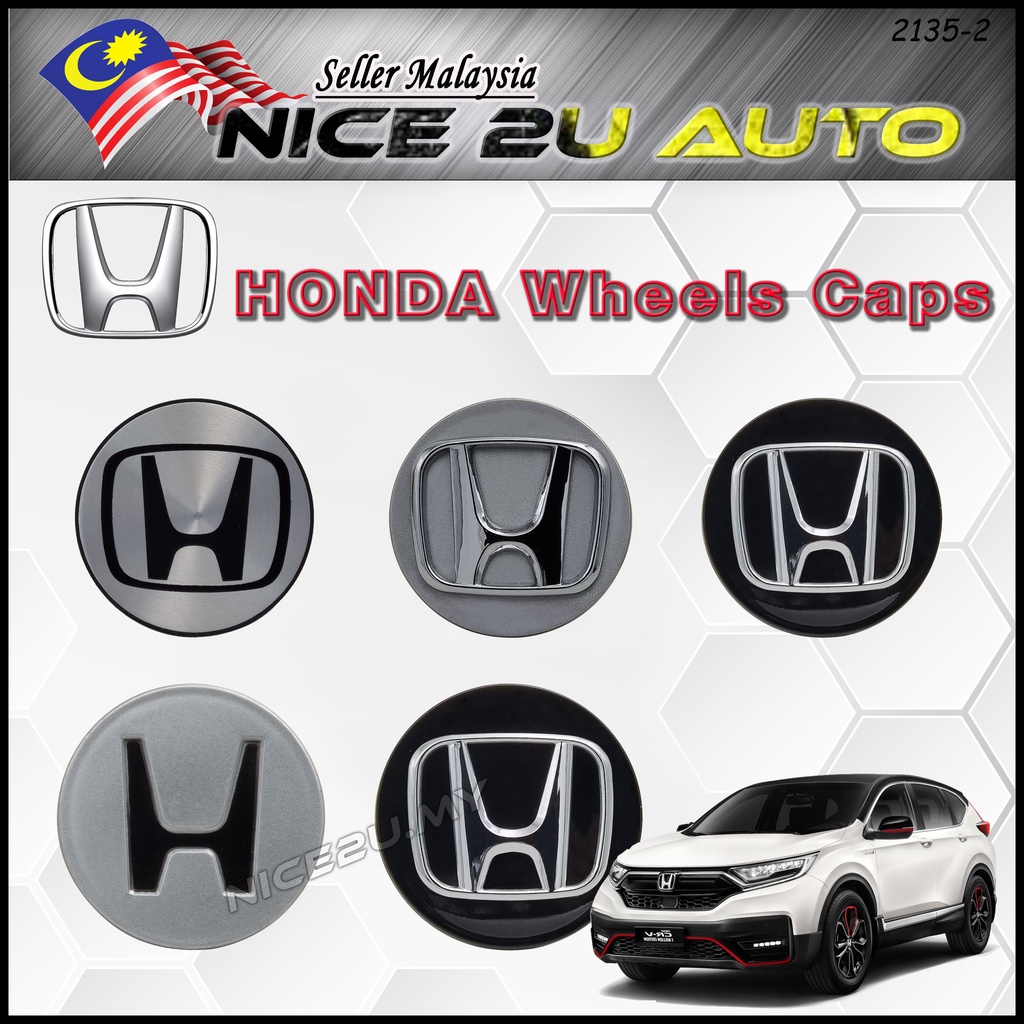 Honda 58mm/69mm City Jazz Civic HRV BRV CRV Sport Rim Centre Cap ...