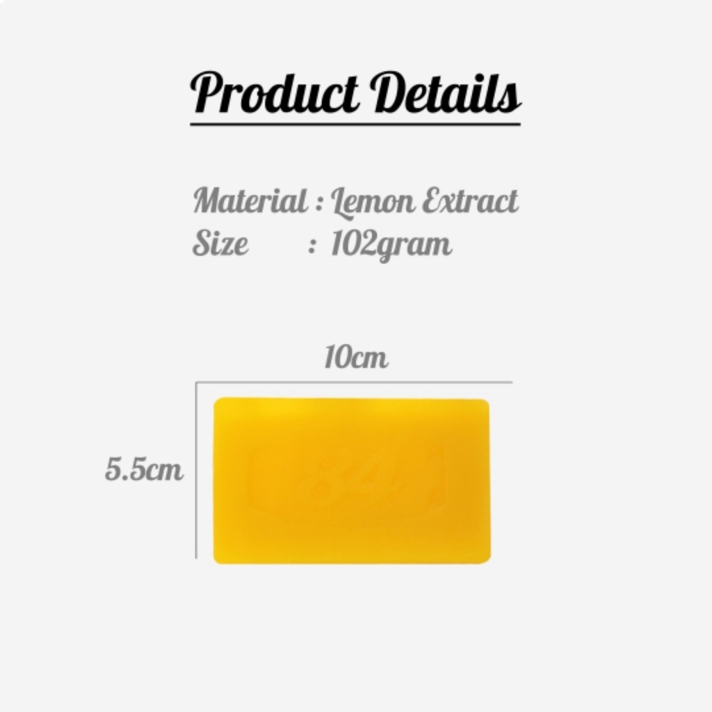 Laundry Soap Cloth Cleaning Soap Stains Remove Lemon Extract Detergent ...
