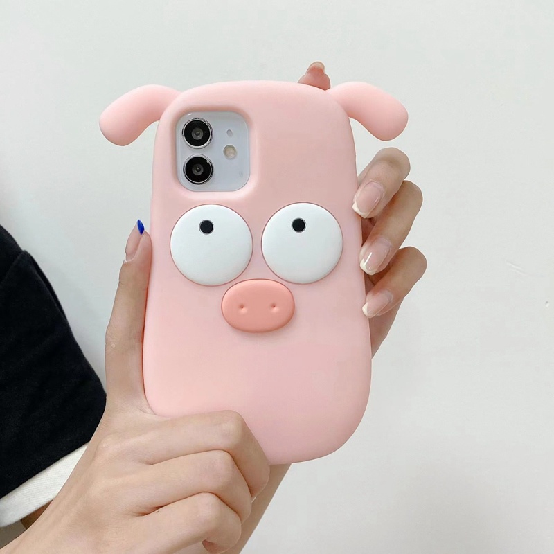 Carton Pig Case For iPhone 14 Pro Max 14 Plus 13 Pro Max 12 11 Pro Max ...