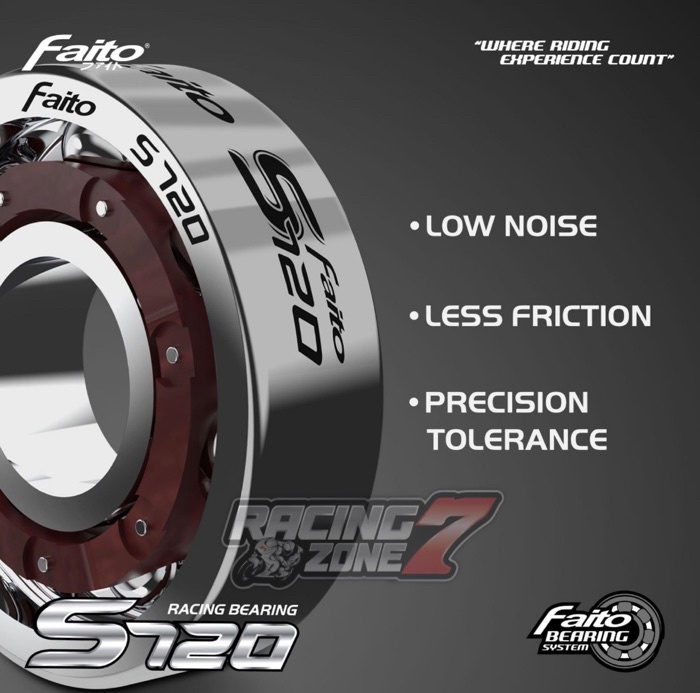 100% FAITO RACING Crankshaft Bearing S720/ Y15ZR LC135 SRL115 High ...