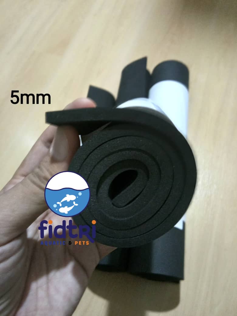Aquarium Base Mat Black 5mm Anti-Slip Safety Base Mat Pad Bottom ...