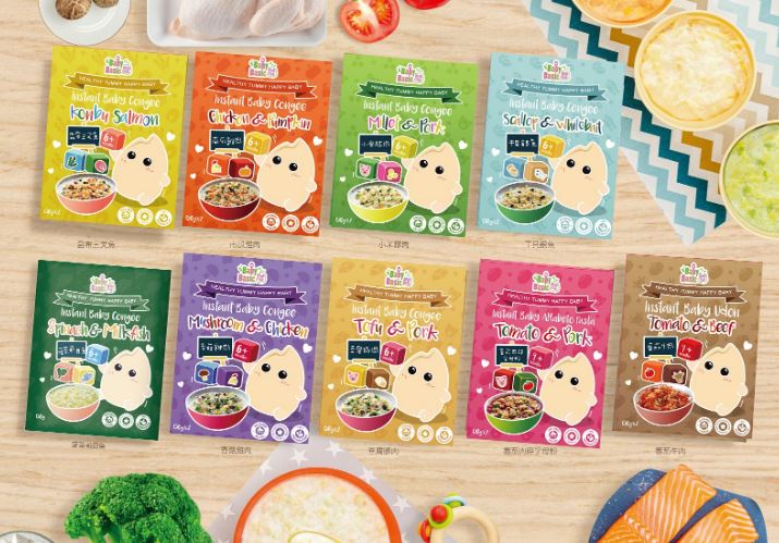 Mama JK Baby Basic Organic Instant Baby Porridge/Congee/Pasta/Udon for ...