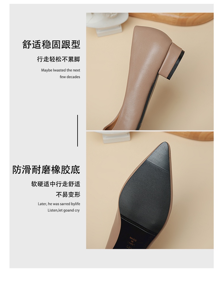 Avovi Women Fashion Flat Shoes Ladies Casual Pointed Toe Work Shoes ...