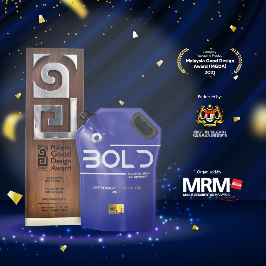 BOLD 𝕏 SIRIM 5w30 4L Semi Synthetic SP Engine Oil Car Lubricant 5w-30 ...