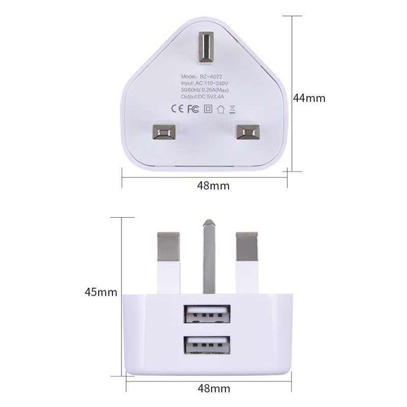 Power Plug UK Charger Standard Mobile Phone Charging Head Triangular ...