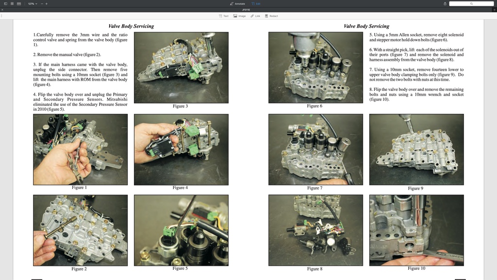 NISSAN AUTOMATIC TRANSMISSION REPAIR MANUAL JF011E (CVT)/L3N71B/L4N71B ...