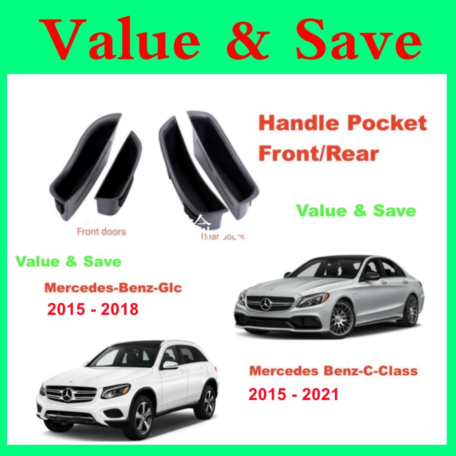Mercedes Benz RHD C Class W205 GLC W253 2015 - 2021 Door Handle Pocket ...