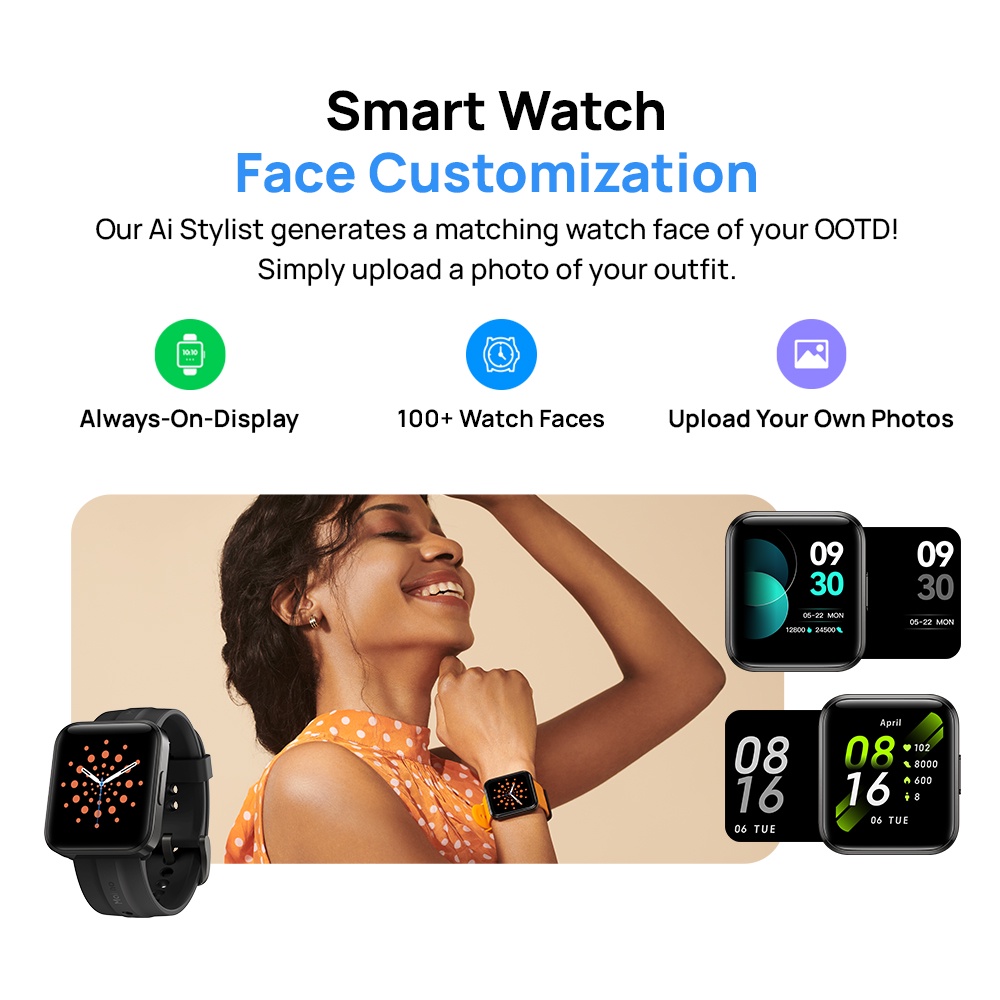 [Add-On RM1] Maimo Watch Flow Amoled Stainless Steel GPS Always-On ...