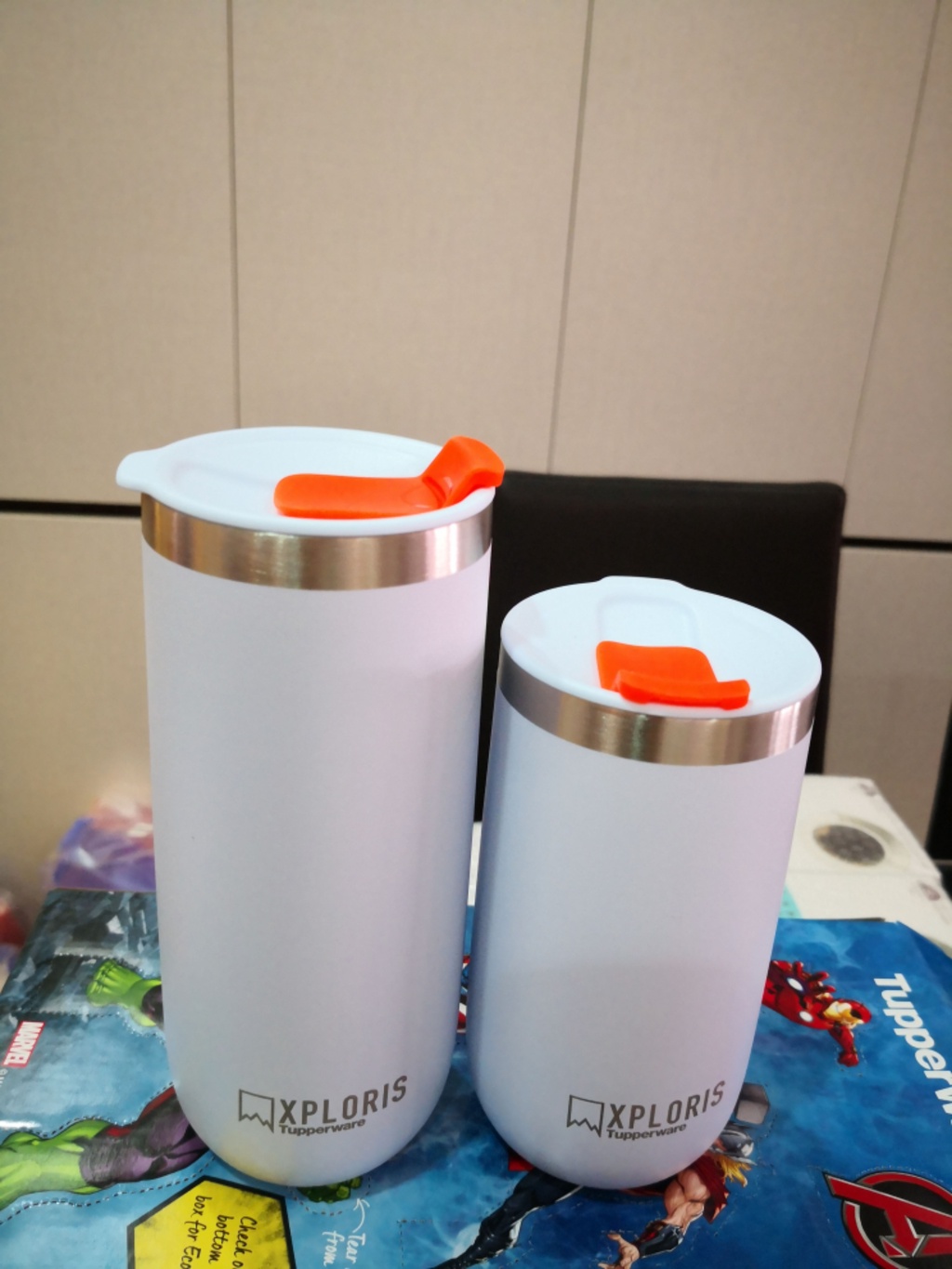 3 Sizes: Tupperware Xploris Flask 350ml/ Xploris 470ml/ 450ml Easy Open Flask hot flask coffee ...