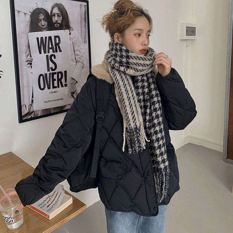 Parkas Women Loose Warm Design All-match Basic Classic Vintage Ladies ...