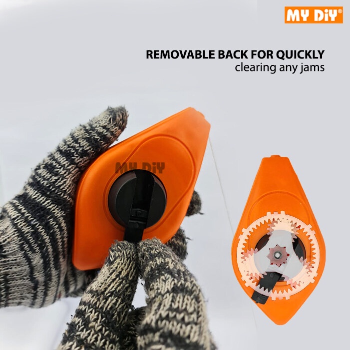 MYDIYHOMEDEPOT - FINDER CHALK LINE REEL SET CHALK LINE MARKER 15M CHALK ...